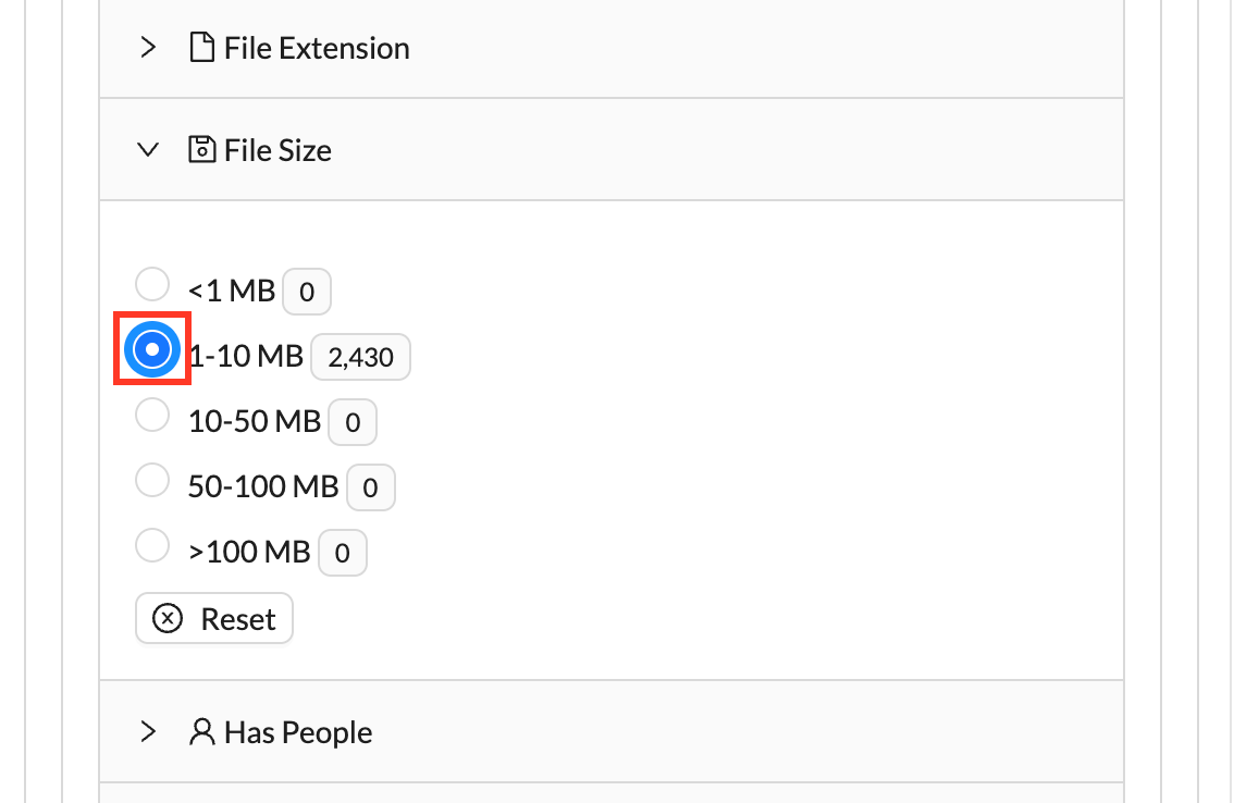 Navigate the Filter Panel – mediagraph™